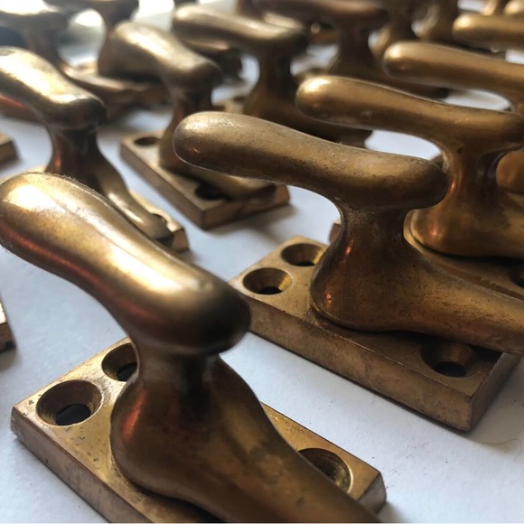 Other | Vintage Brass Casement Window Latch Fastener 9latches9 ...